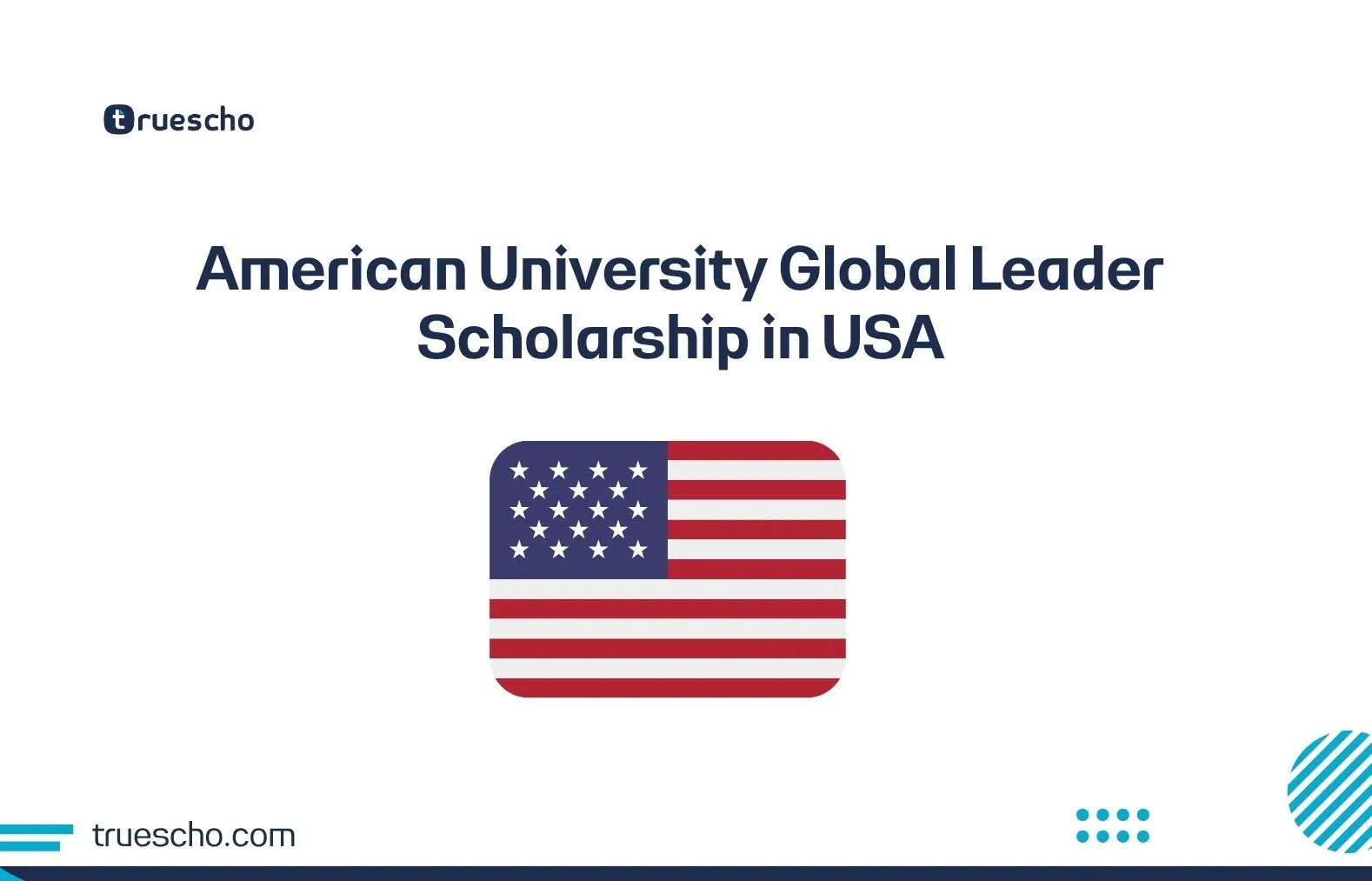 American University Global Leader Scholarship In USA 2025 (Fully Funded) • Scholars