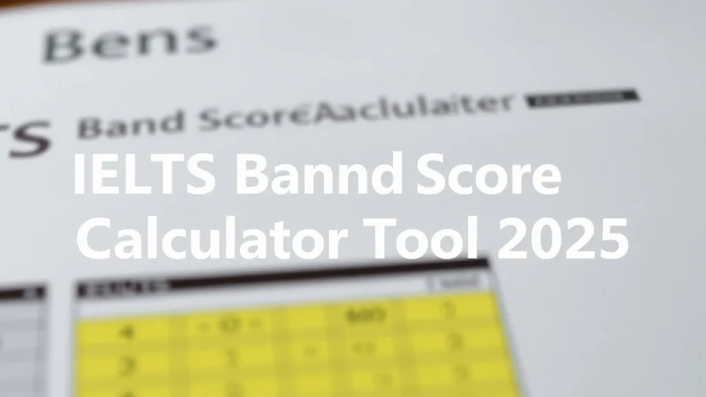 IELTS Band Score Calculator Tool 2025 • Scholars