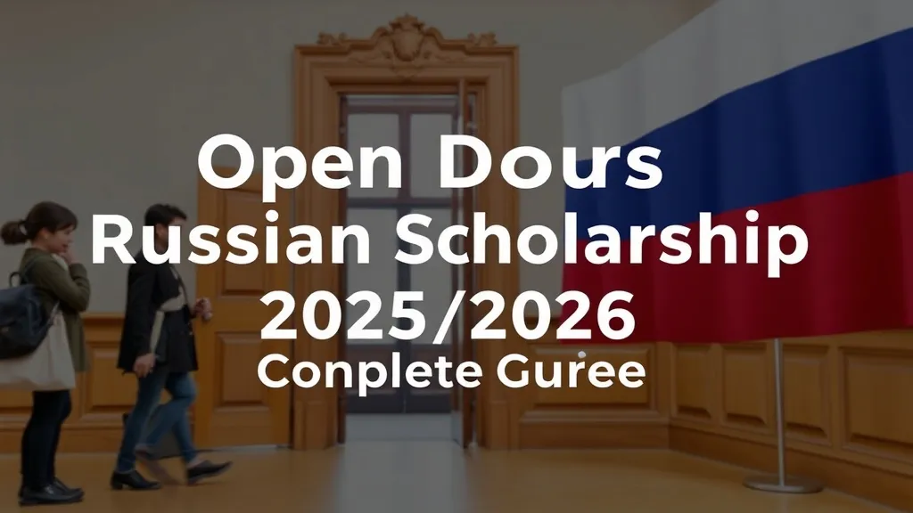 Open Doors Russian Scholarship 2025/2026: Complete Guide • Scholars