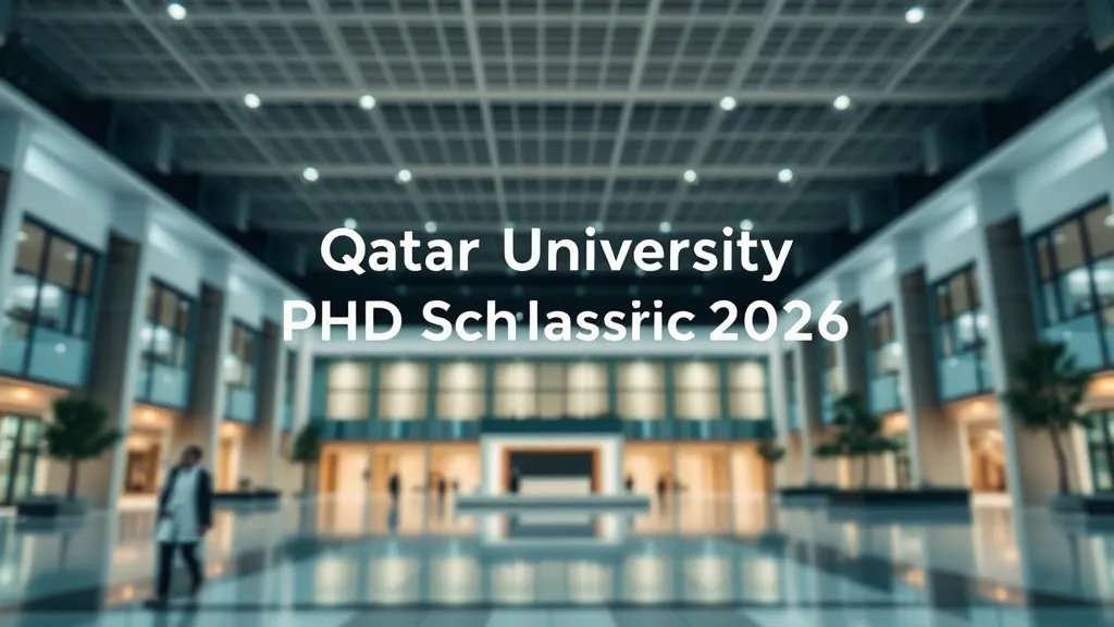 Qatar University PHD Scholarship 2026 • Scholars
