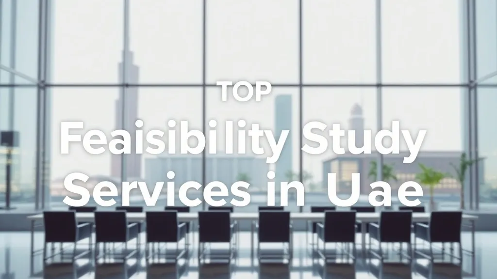 Top Feasibility Study Services In UAE 2026 • Scholars